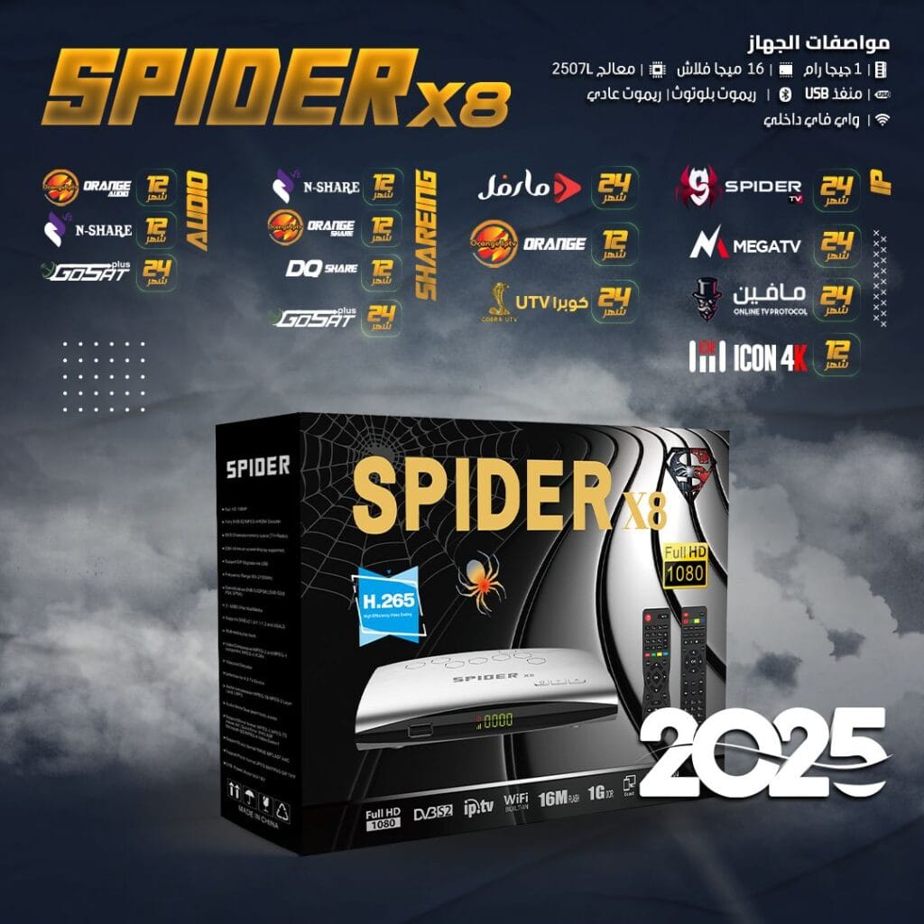 Spider X8 2025 - Hard Sat
